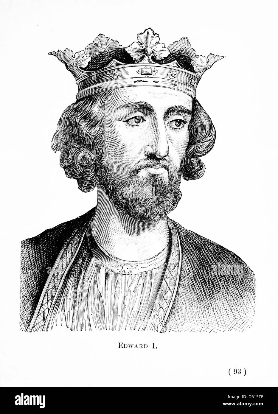 An illustration from 'A Child’s History of England' (1897) focusing on ...