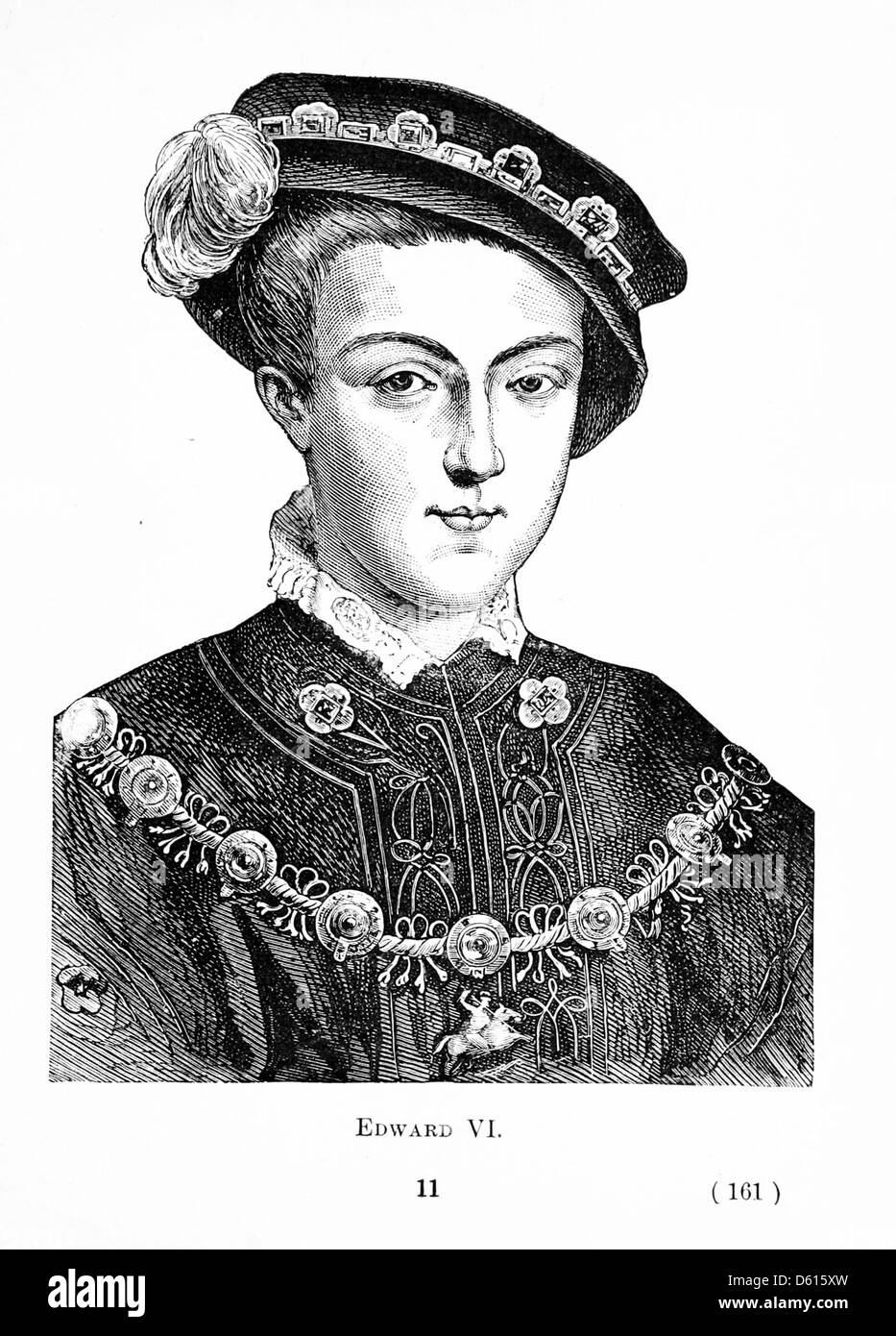 This 1897 illustration from 'A Child's History of England' depicts King ...