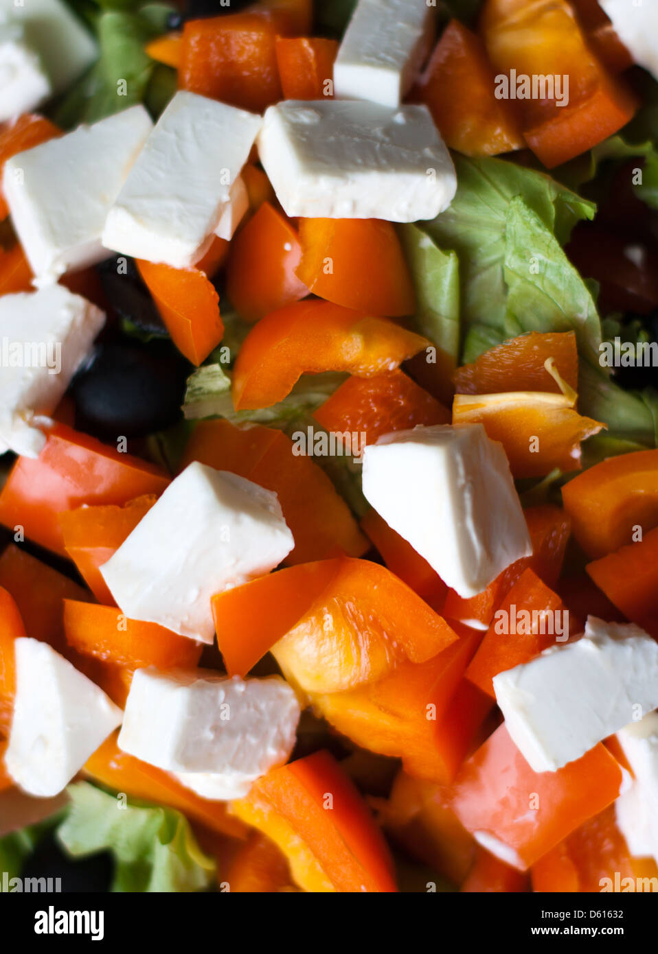 Salad texture hi-res stock photography and images - Alamy