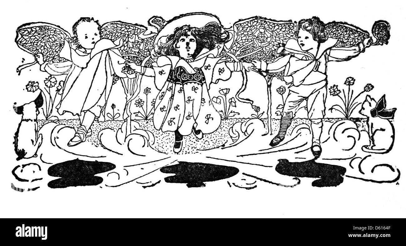 This 1901 illustration from *A Child's Garden of Verses* by Robert ...