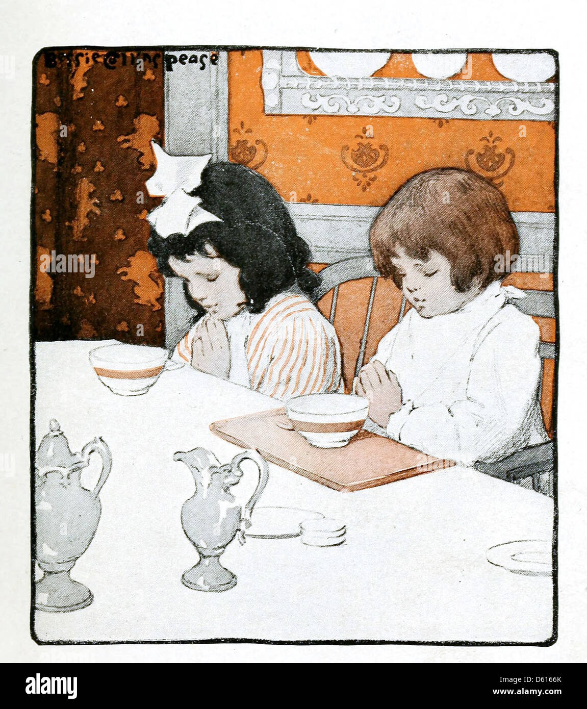 This 1905 illustration from 'A Child's Garden of Verses' by Robert ...