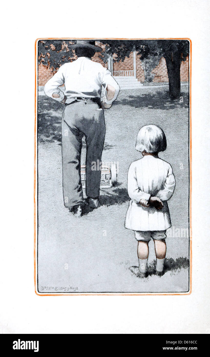 An illustration from 'A Child's Garden of Verses' (1905) by Robert ...
