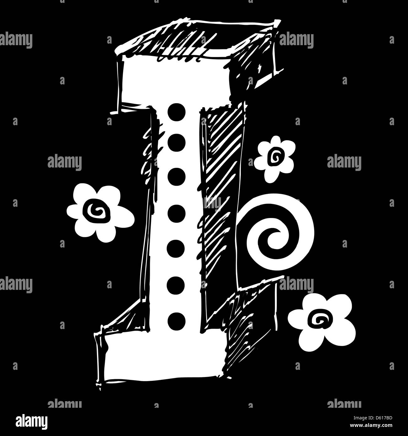 Hand lettering alphabet i Black and White Stock Photos & Images - Alamy