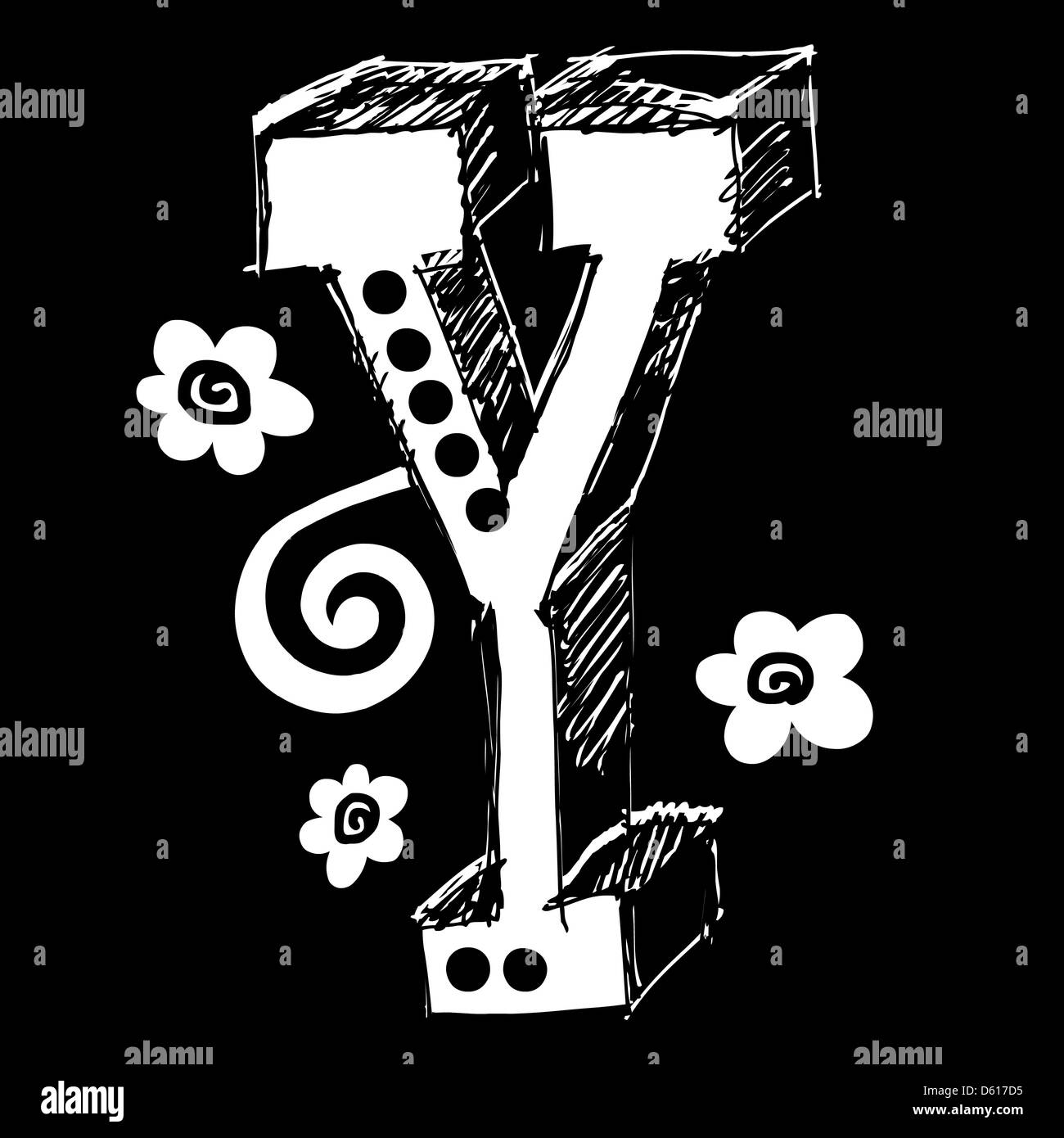 Hand with letter Black and White Stock Photos & Images - Alamy