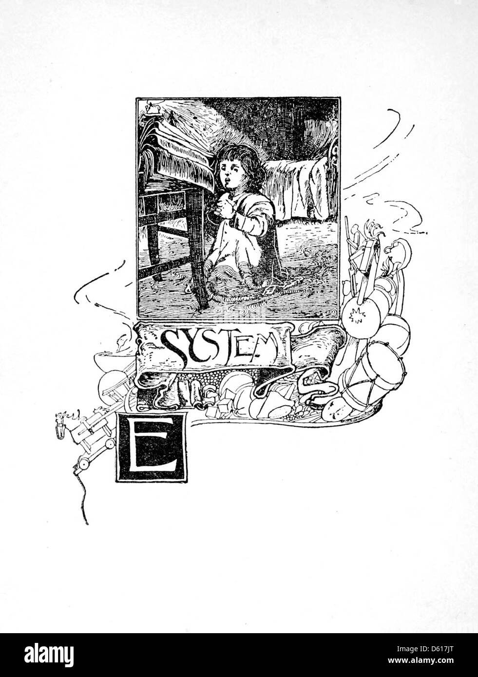 A 1902 illustration from 'A Child’s Garden of Verses' by Robert Louis ...