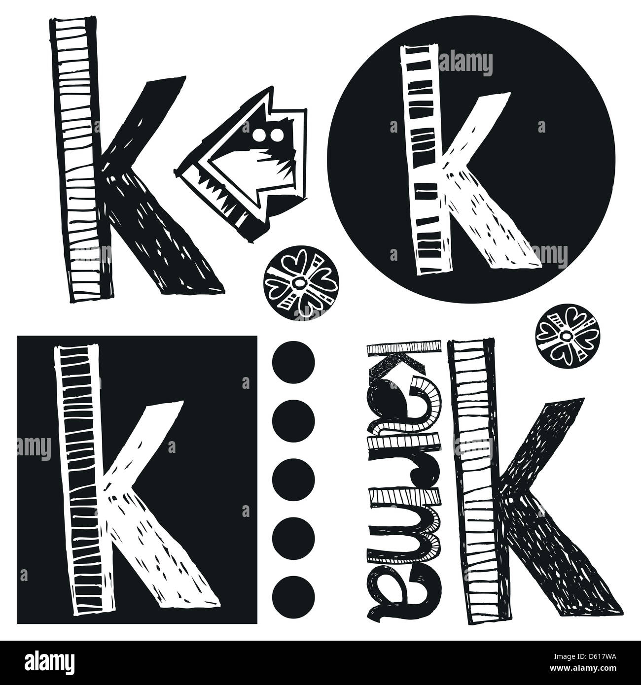 Scribble Alphabet Crazy Doodle High Resolution Stock Photography and ...