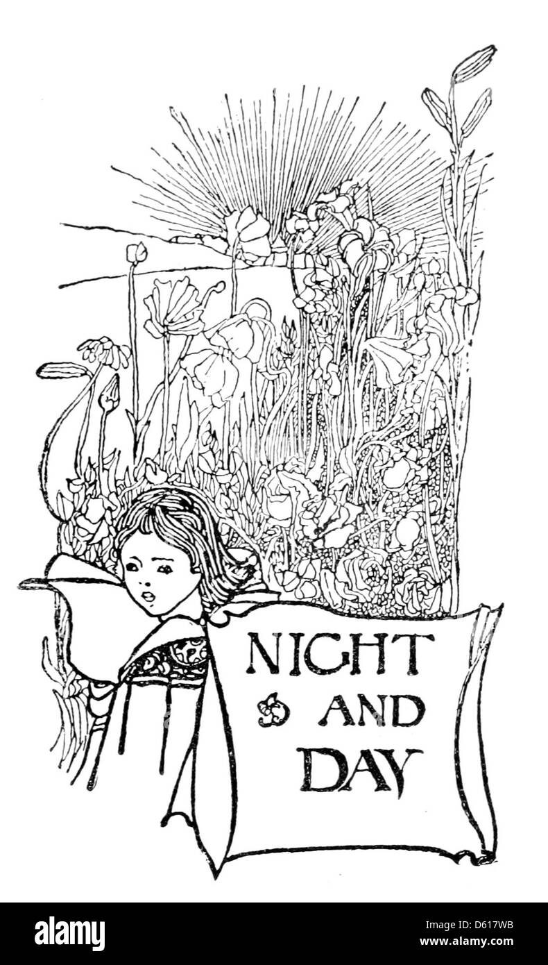 An illustration from 'A Child's Garden of Verses' (1902) by Robert ...