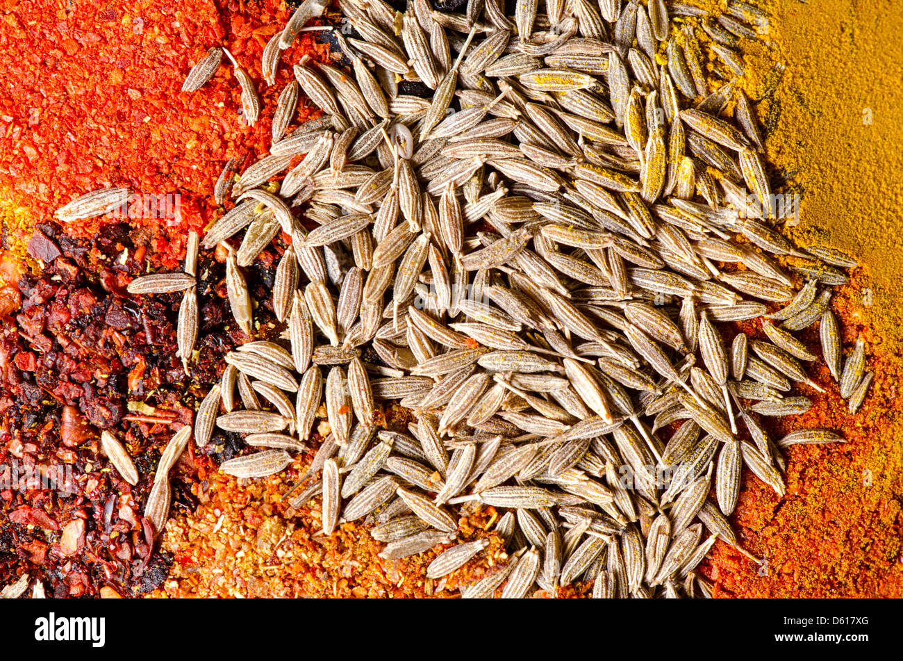Mix of spices Stock Photo - Alamy