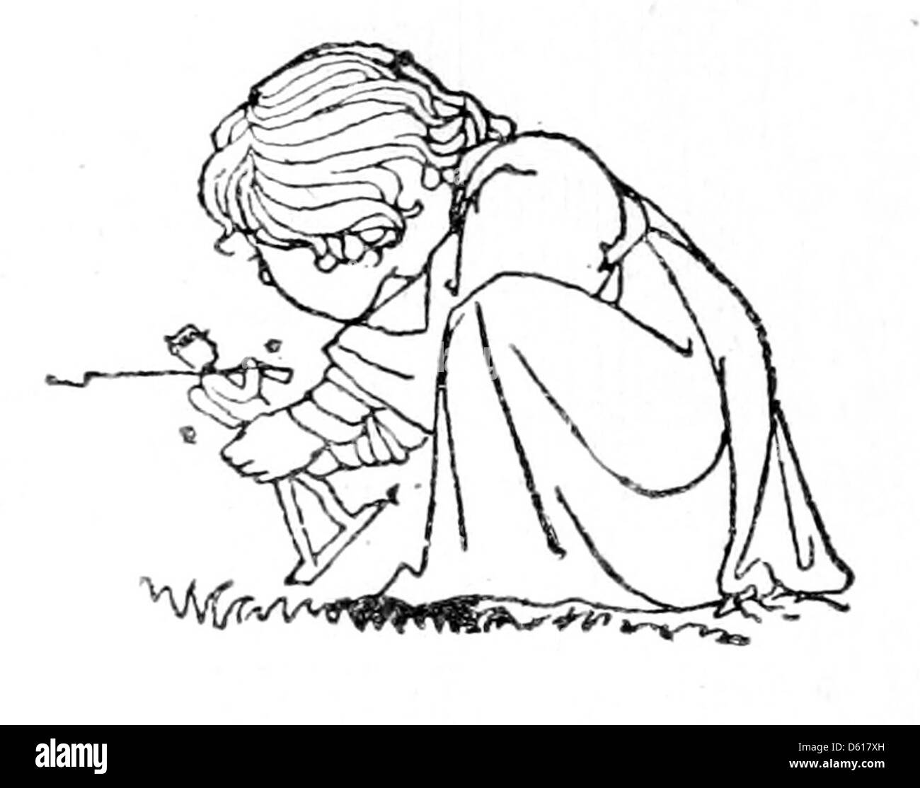 A 1902 illustrated edition of 'A Child's Garden of Verse,' a collection ...