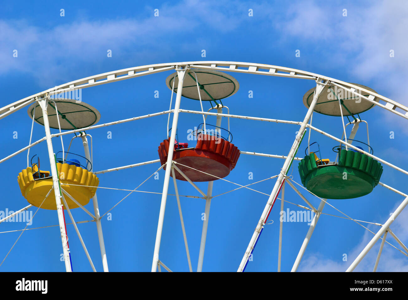 Three cabins Ferris wheel Stock Photo - Alamy