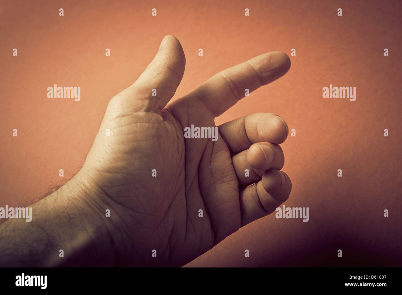 male hand gesture Stock Photo - Alamy