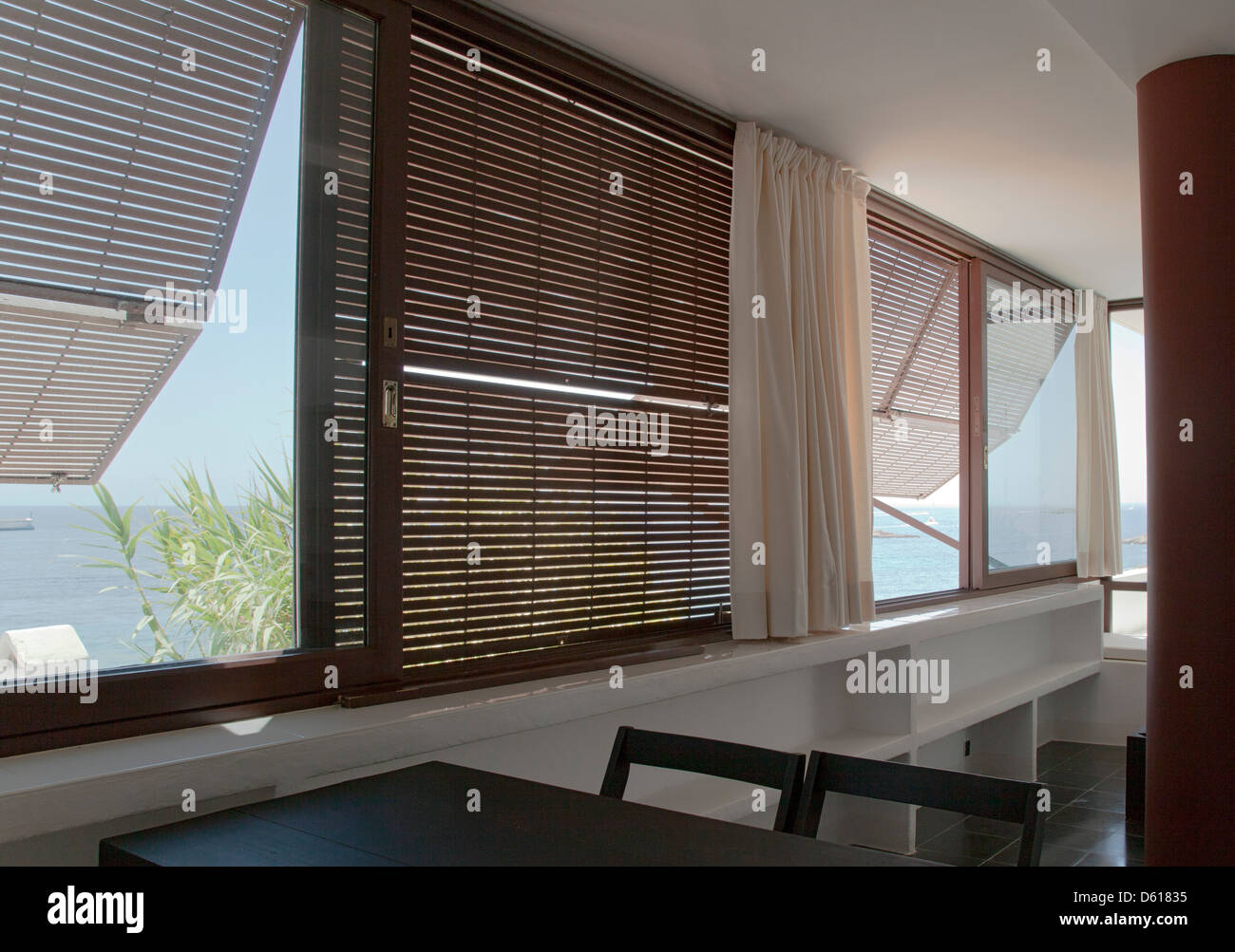 Casa Broner, Ibiza Town, Spain. Architect: Erwin Broner, 1960 Stock ...