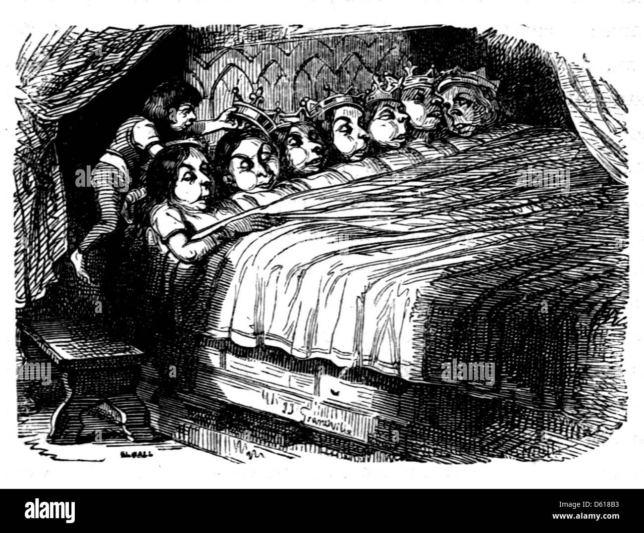 This illustration is from 'The Child's Fairy Library,' a collection of ...