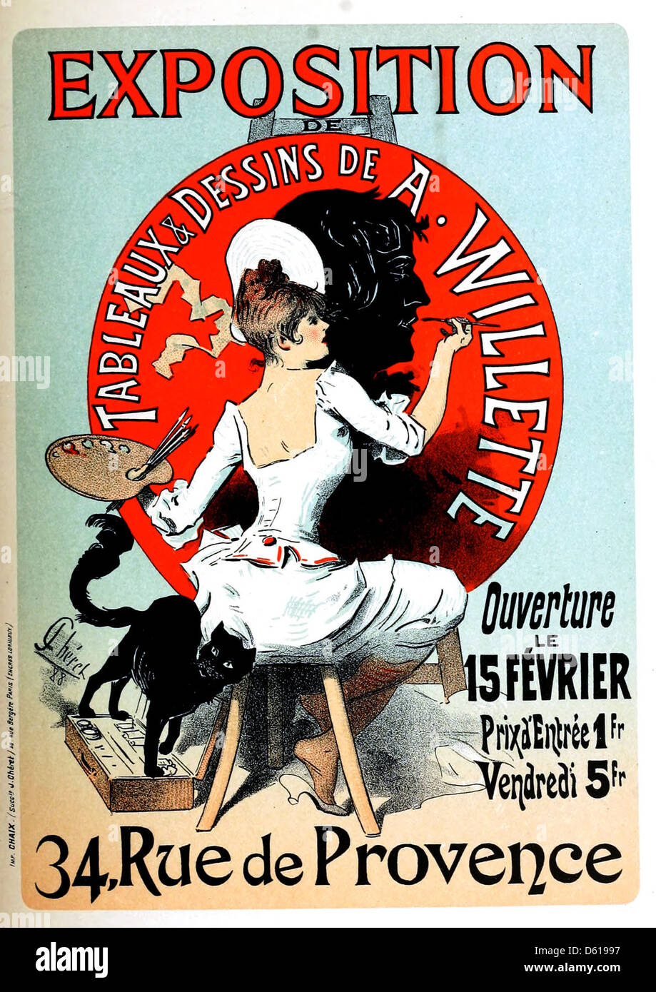 This series of illustrated French posters from the late 19th century ...