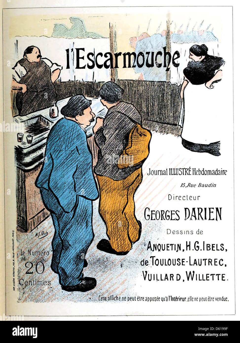 This collection of illustrated French posters reflects the artistic and ...