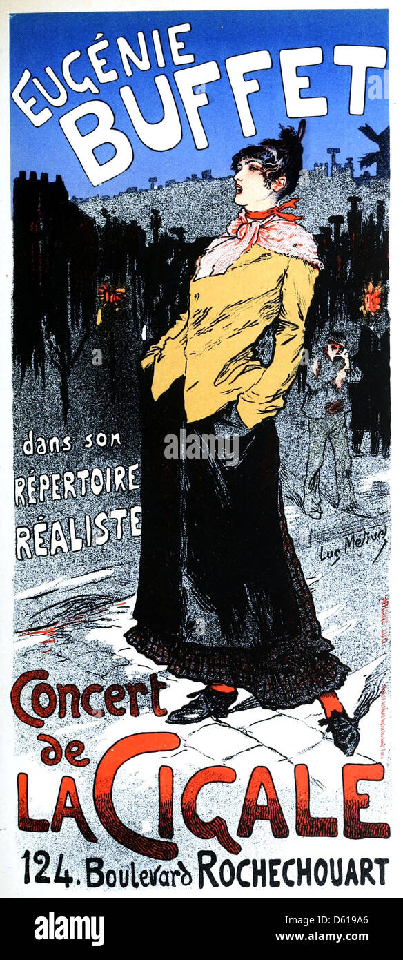 This collection of 19th-century French posters features colorful and ...