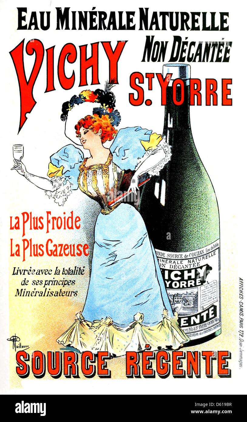 This image features a collection of illustrated French posters ...