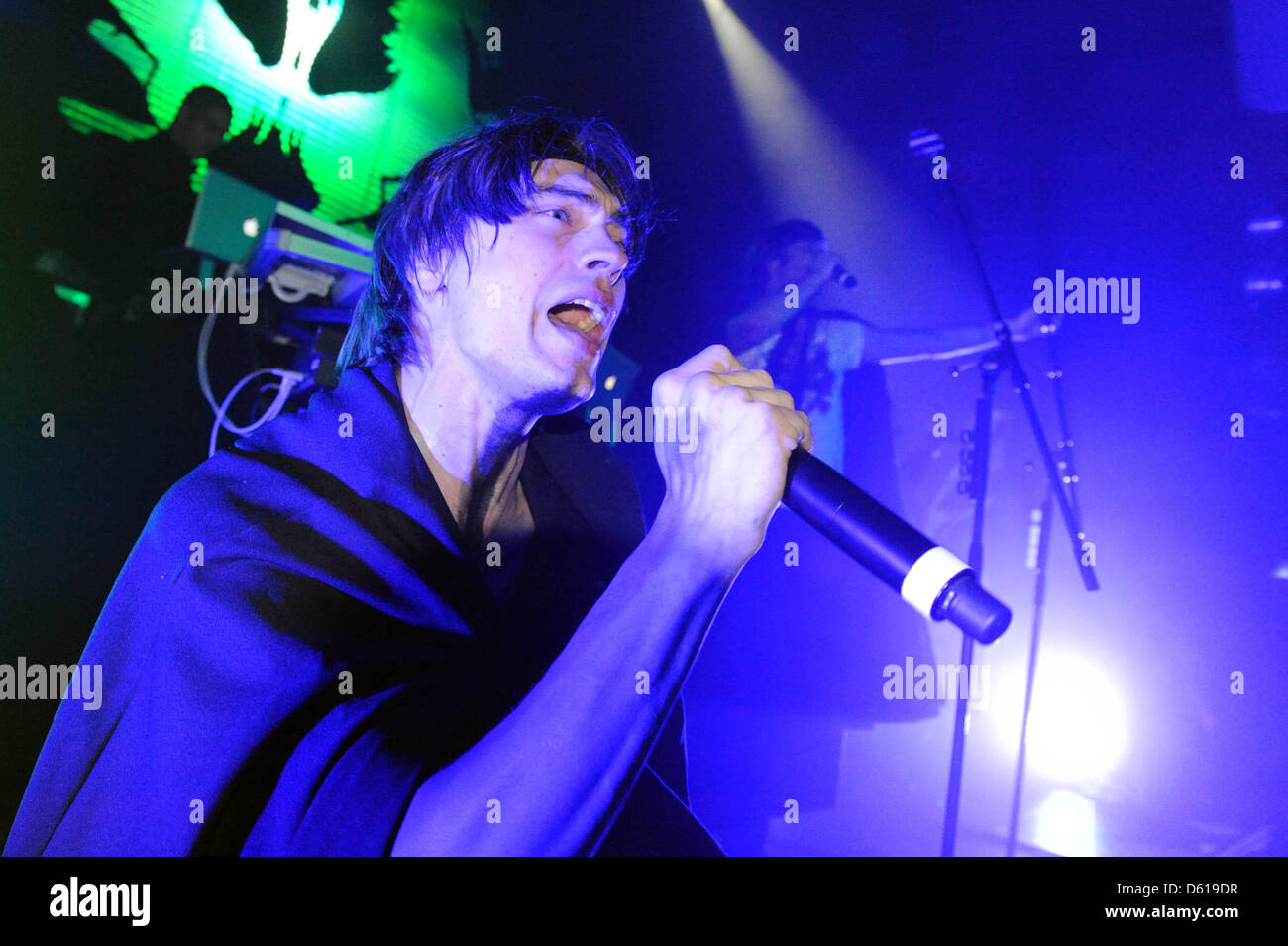 Musicians Gustaf Noren of the Swedish band Caligola performs in Cologne ...