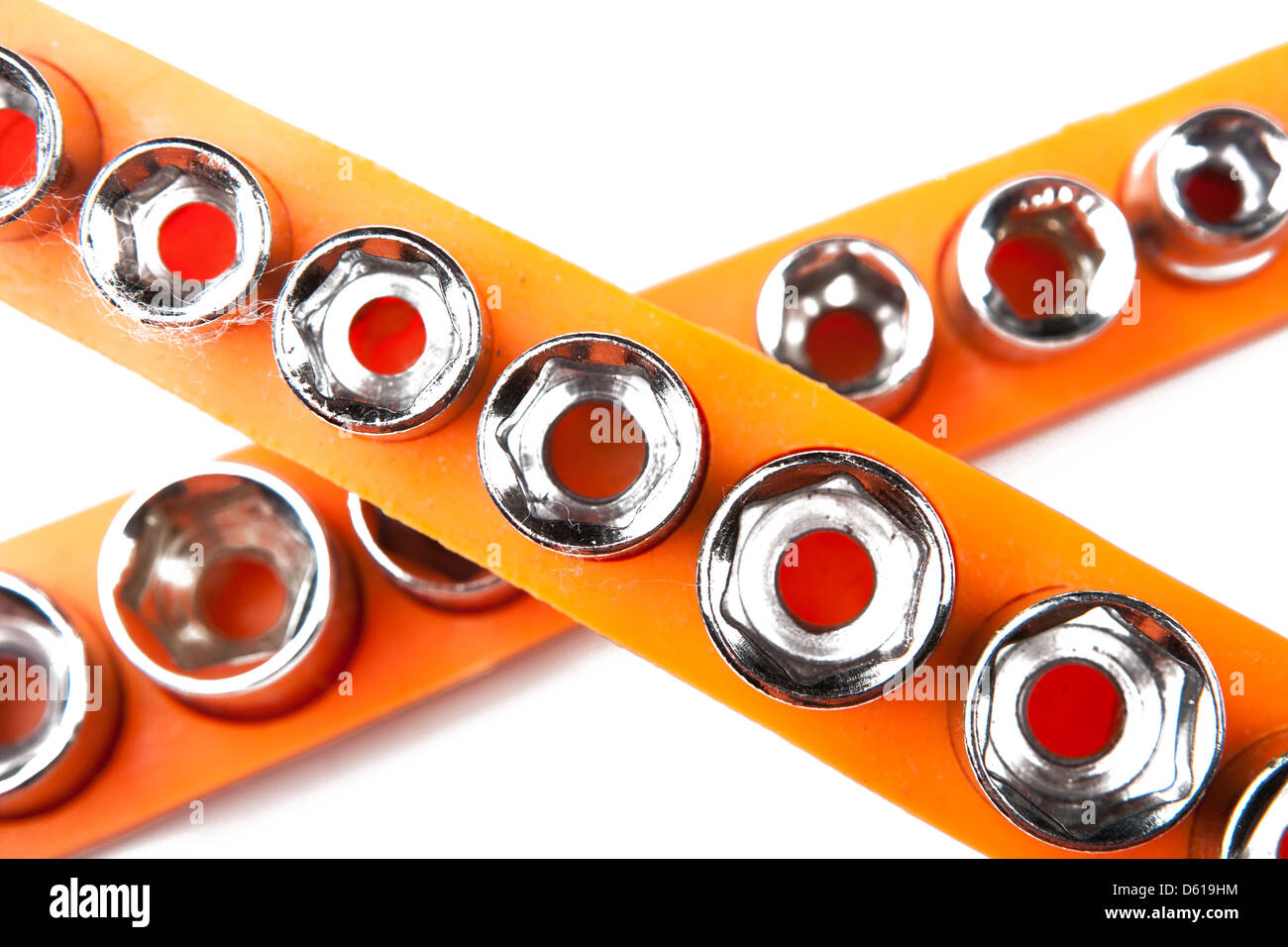 hex socket set isolated on white Stock Photo - Alamy