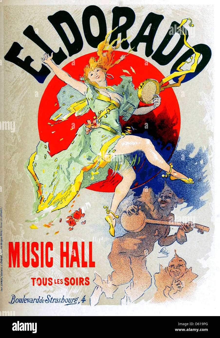 This collection of illustrated French posters represents the visual and ...