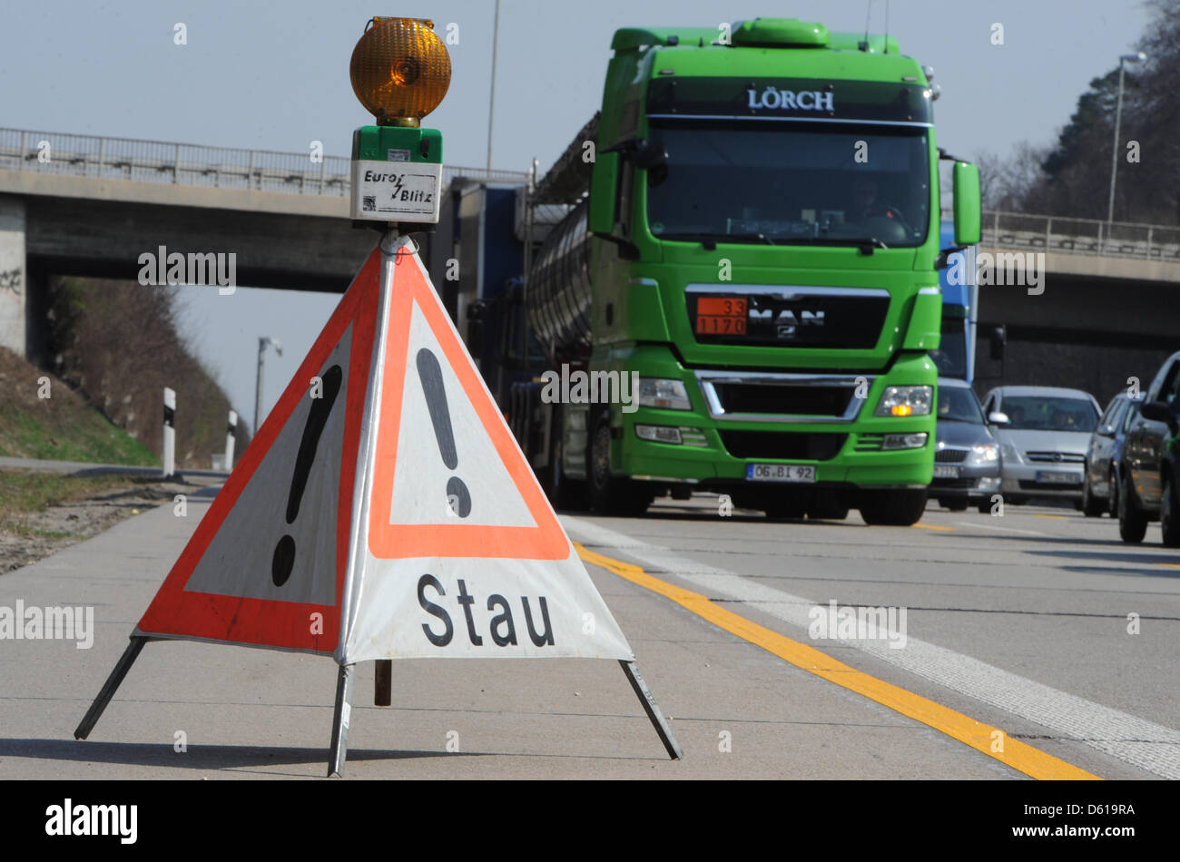 Traffic jam after rear hi-res stock photography and images - Alamy