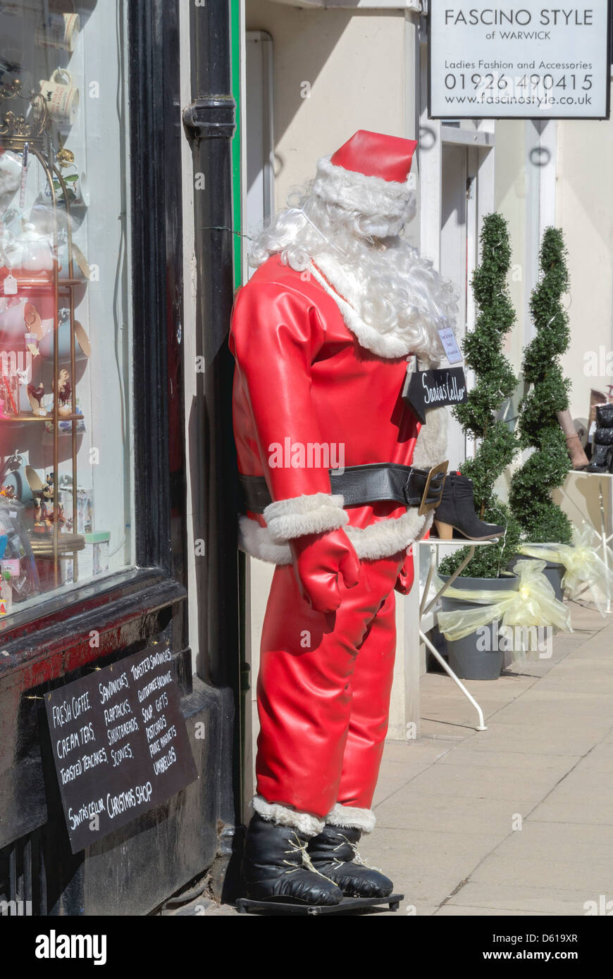 santa claus on a street Stock Photo - Alamy