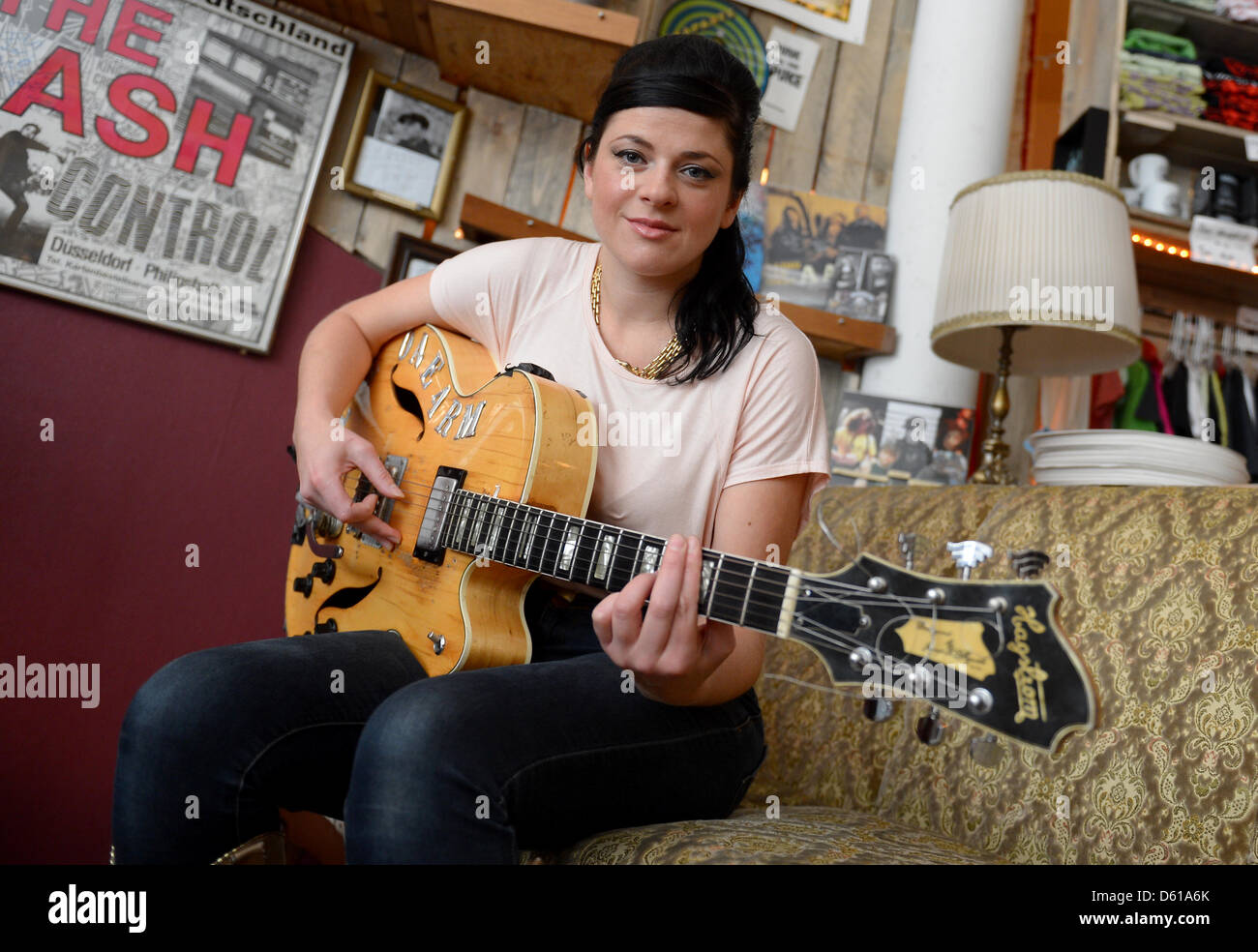 dpa exclusive - English musician Gemma Ray sits in Berlin, Germany, 11 ...