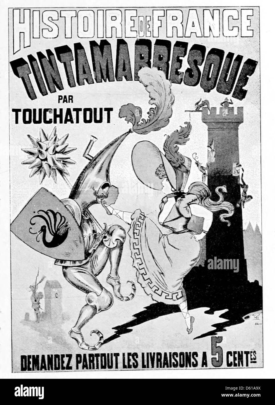 This collection of illustrated French posters showcases the art of ...