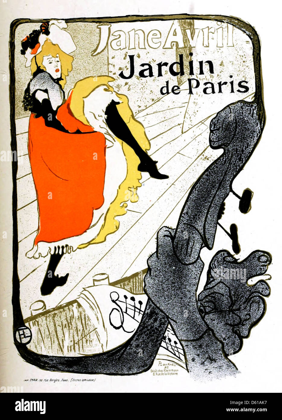 Illustrated French Posters Stock Photo - Alamy