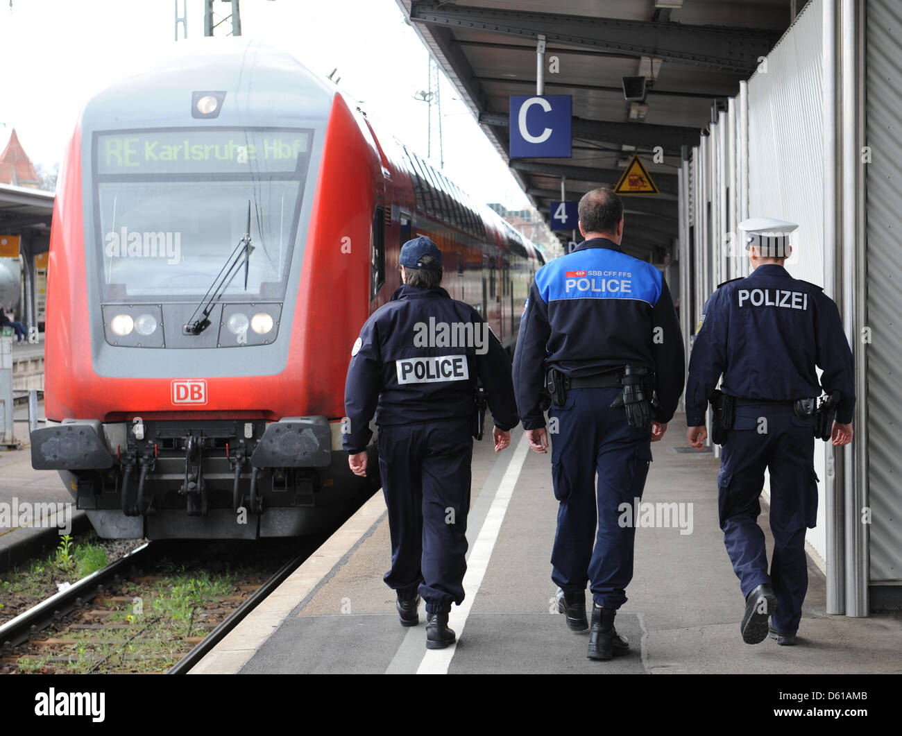 Major Nathalie Laine of the French National Police, constable Alexander ...