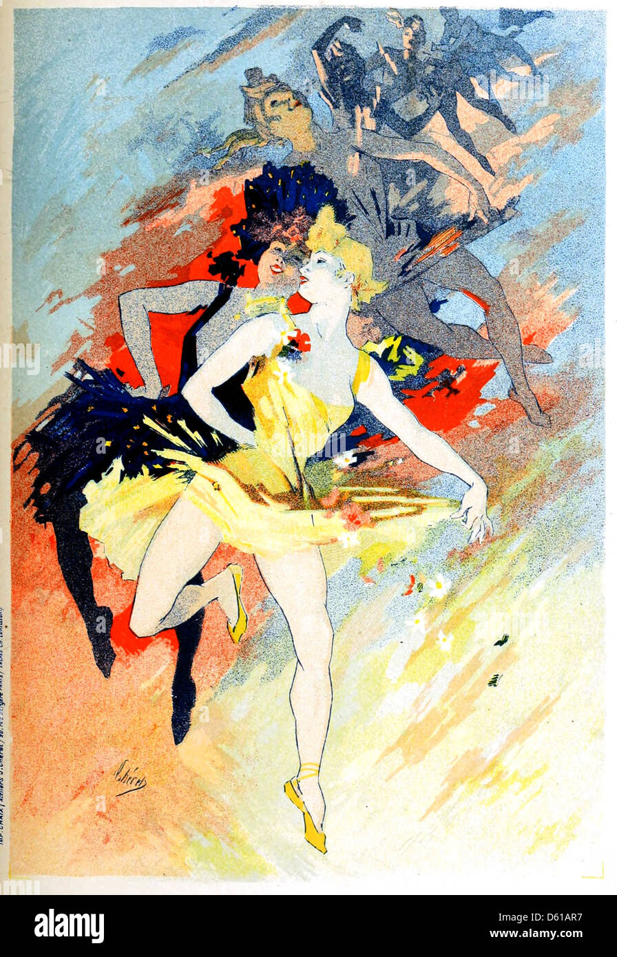 Illustrated French Posters Stock Photo - Alamy