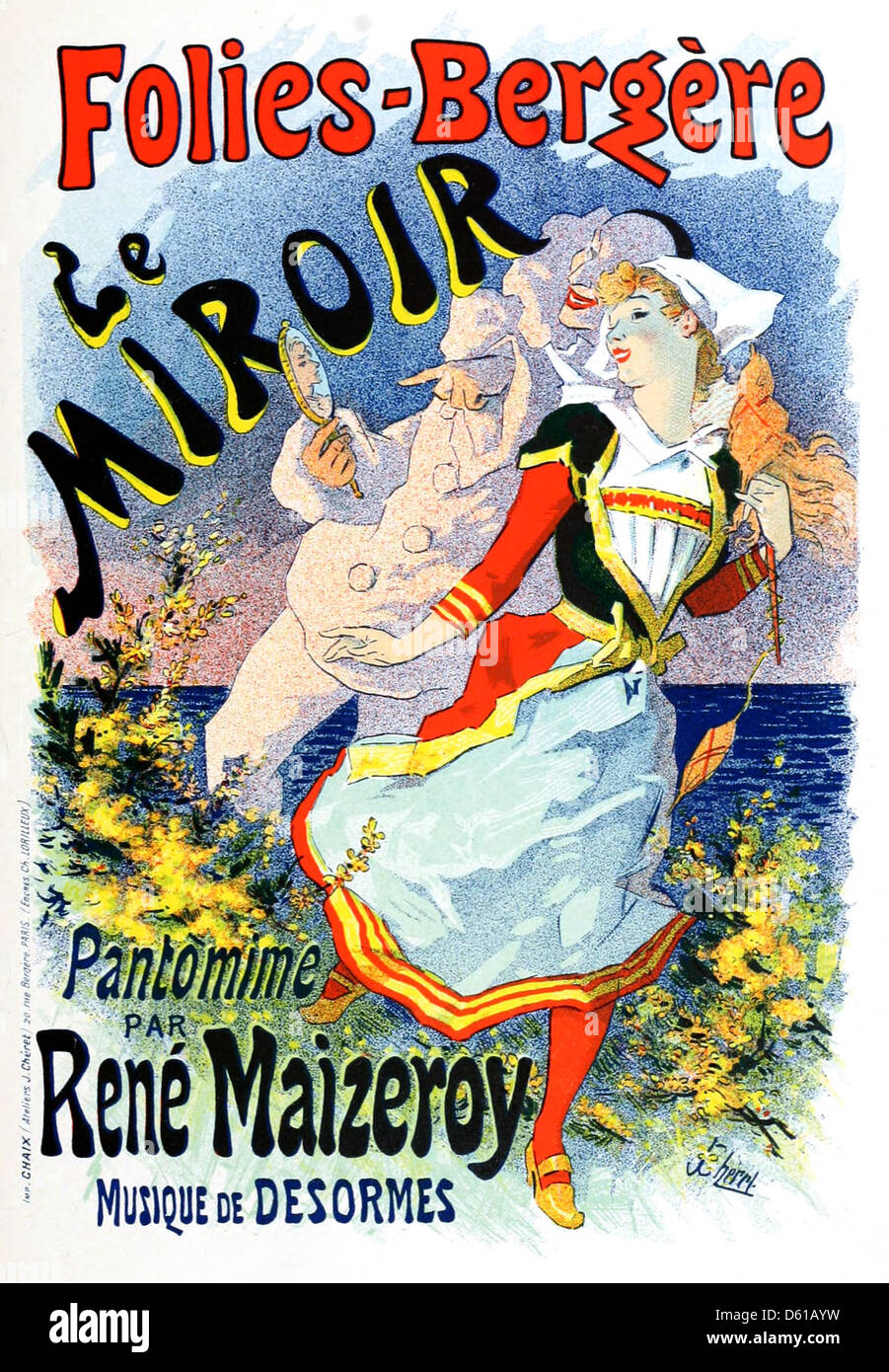 A collection of illustrated French posters, showcasing artistic and ...