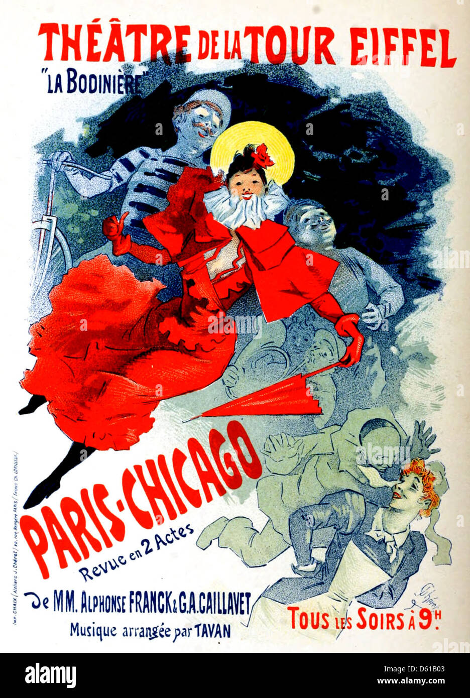 A collection of vintage French posters showcasing various artistic ...