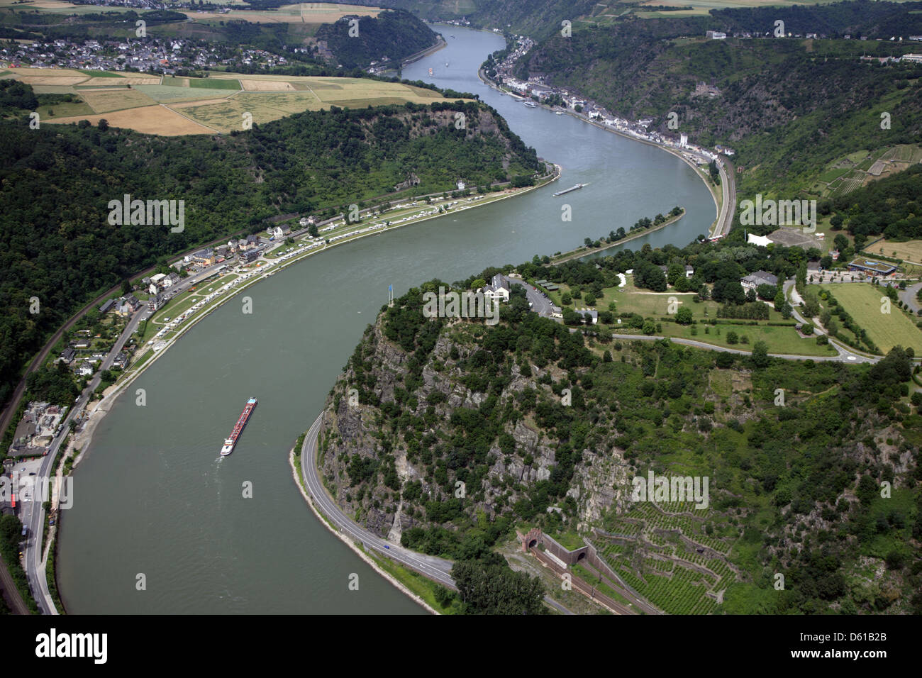 Loreley rock on middle rhine hi-res stock photography and images - Alamy