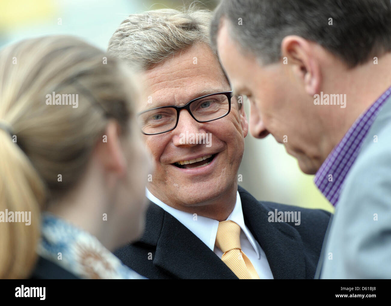 German Foreign Minister Guido Westerwelle arrives for the FDP election ...