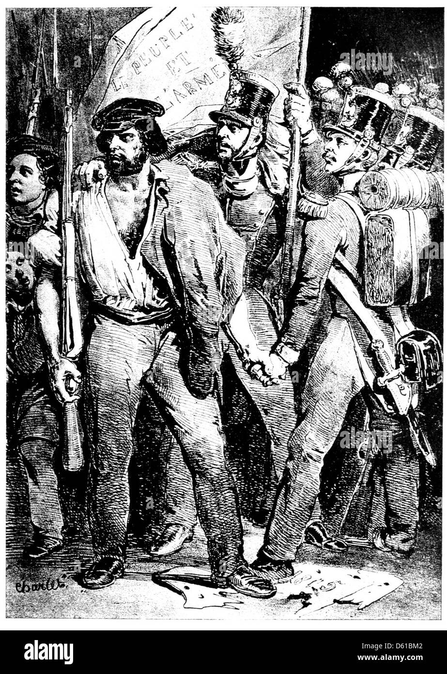 A historical representation of France during the 19th century ...