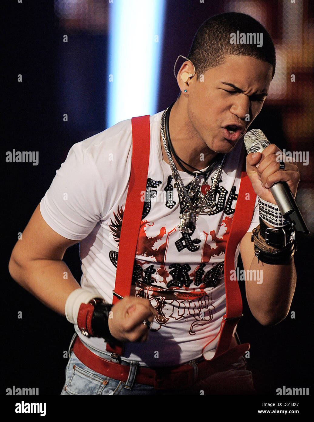 Swiss Jesse Ritch from Schoenbuehl-Urtenen performs during the dress ...