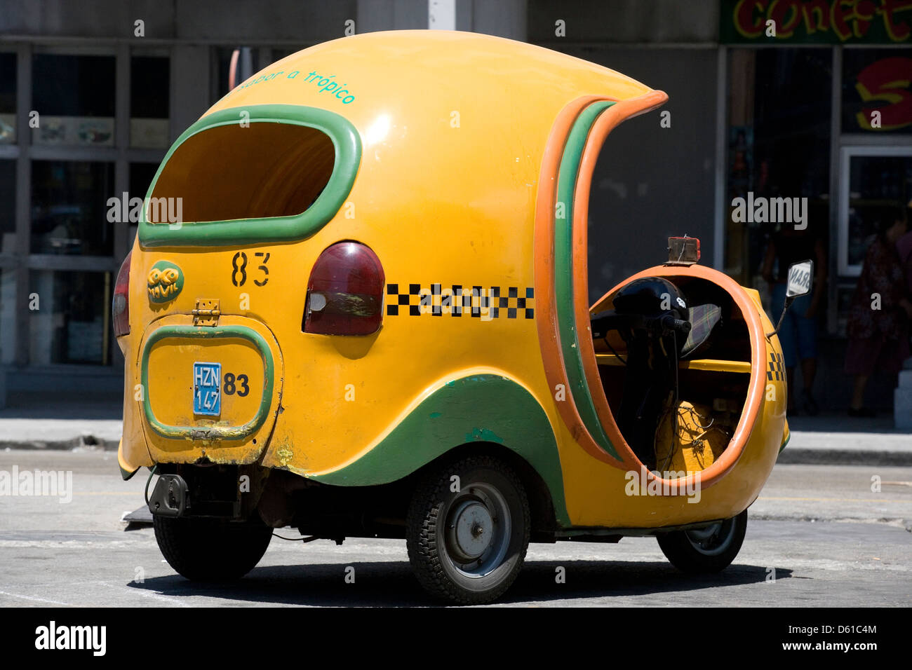 Havana: coco taxi Stock Photo - Alamy