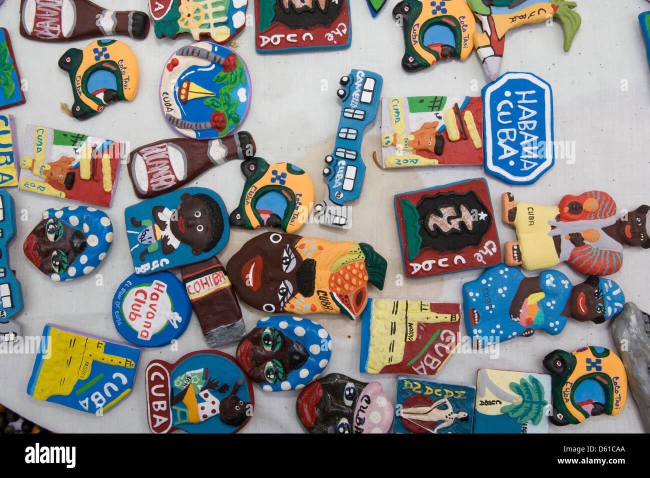 Cuba: souvenirs / fridge magnets Stock Photo - Alamy