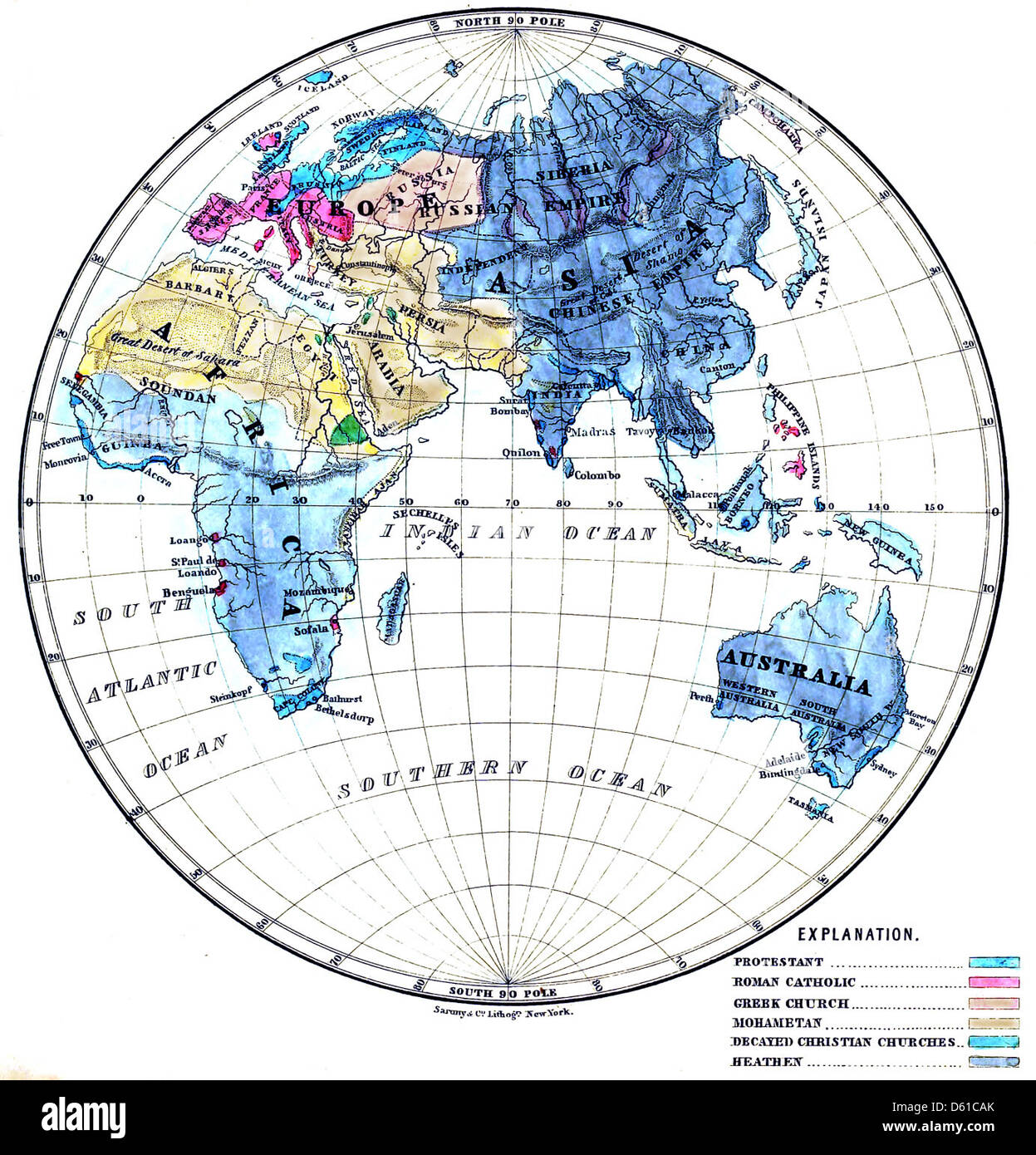 Map of early christianity hi-res stock photography and images - Alamy
