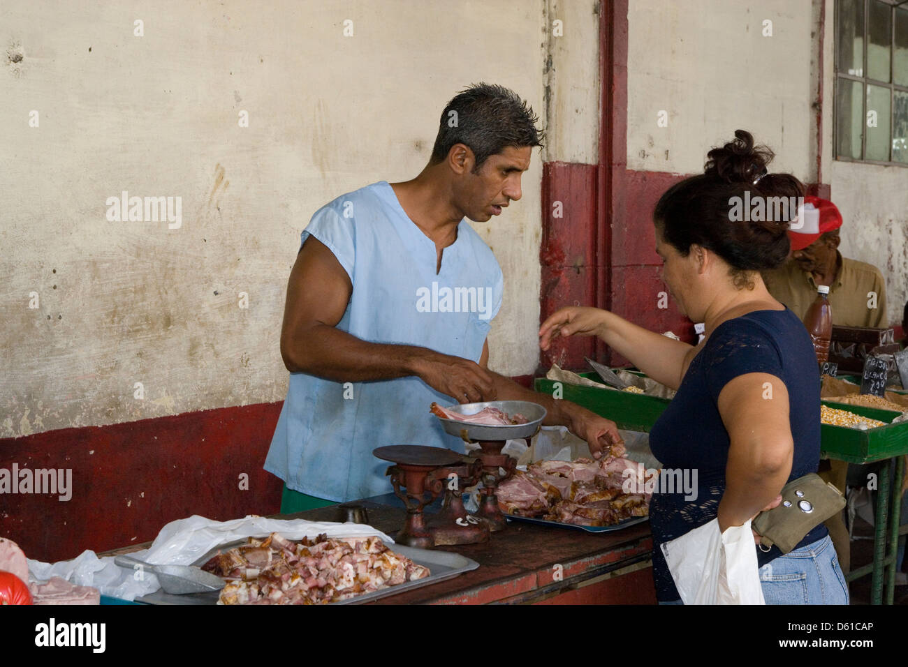 Havana meat market cuba hi-res stock photography and images - Alamy
