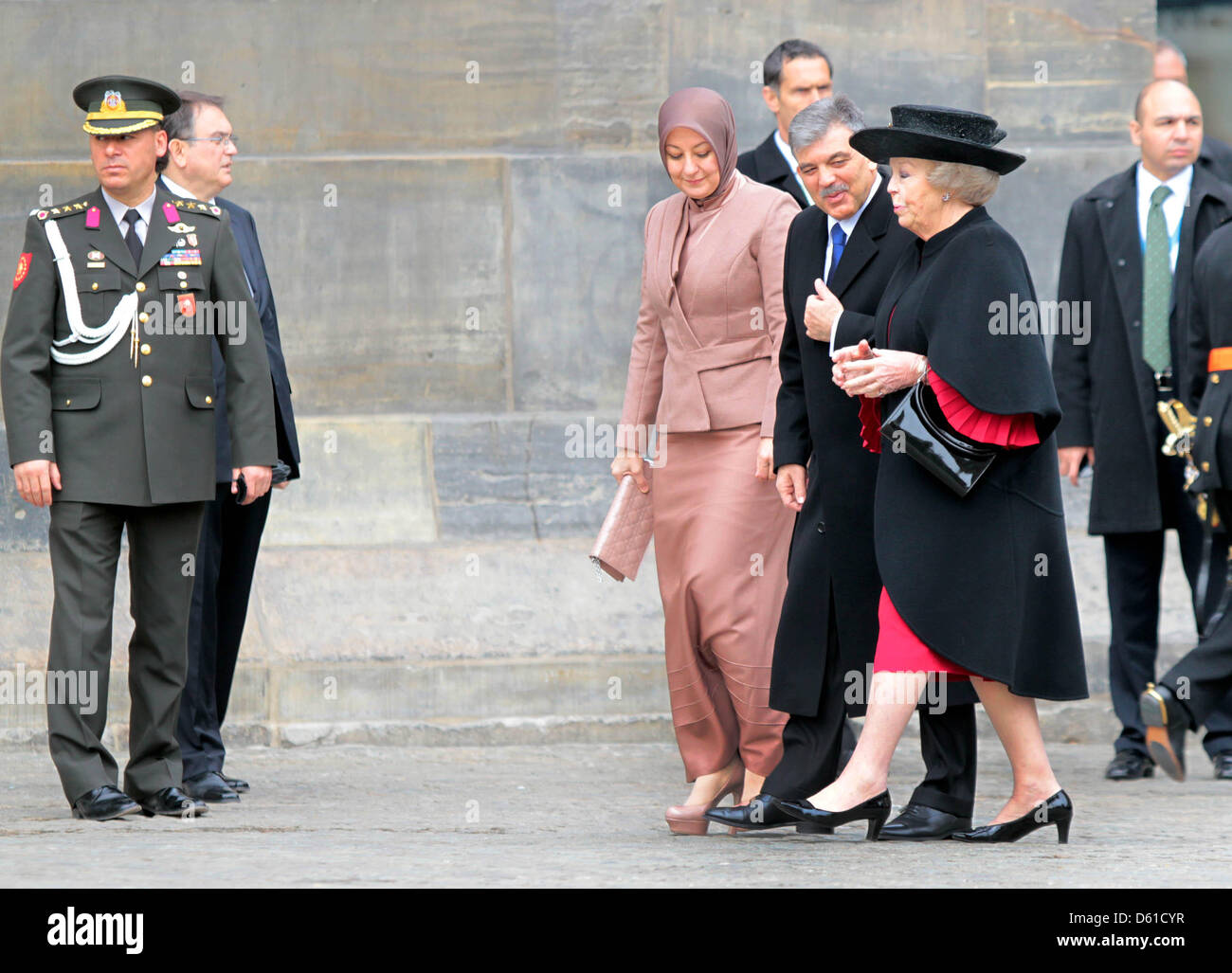 Turkish President Abdullah Gul Wife High Resolution Stock Photography ...