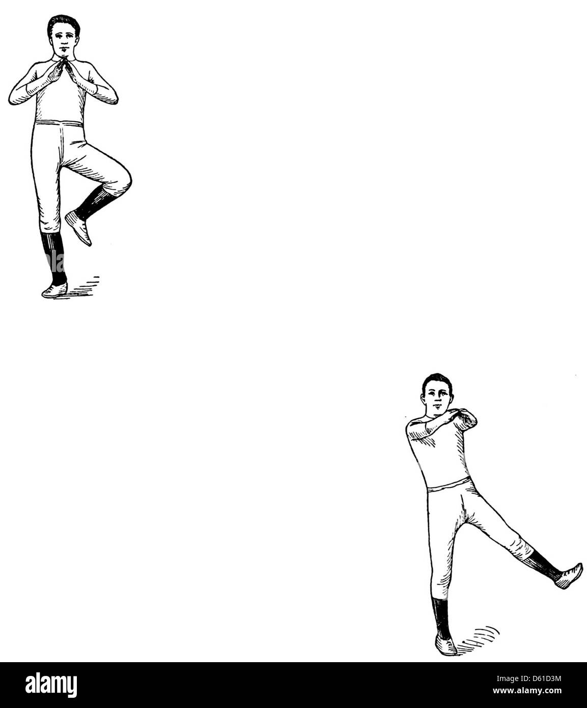 A 1916 manual detailing physical training and preparatory military ...