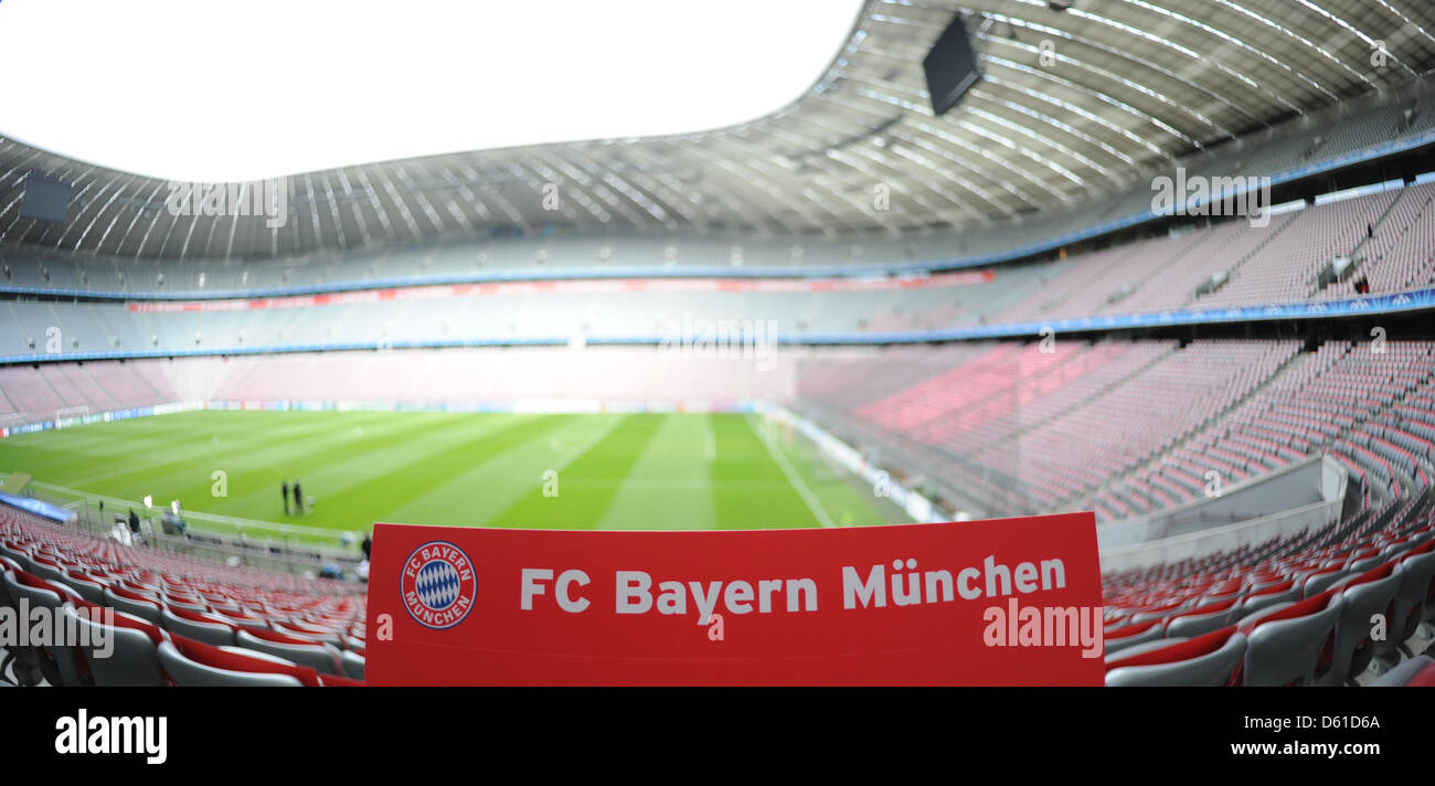 ILLUSTRATION - Empty seats, seen prior to the Champions League semi ...