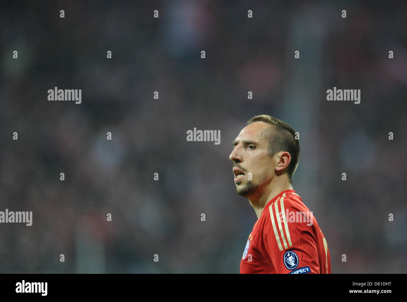 Munich's Franck Ribery is pictured during the Champions League semi ...