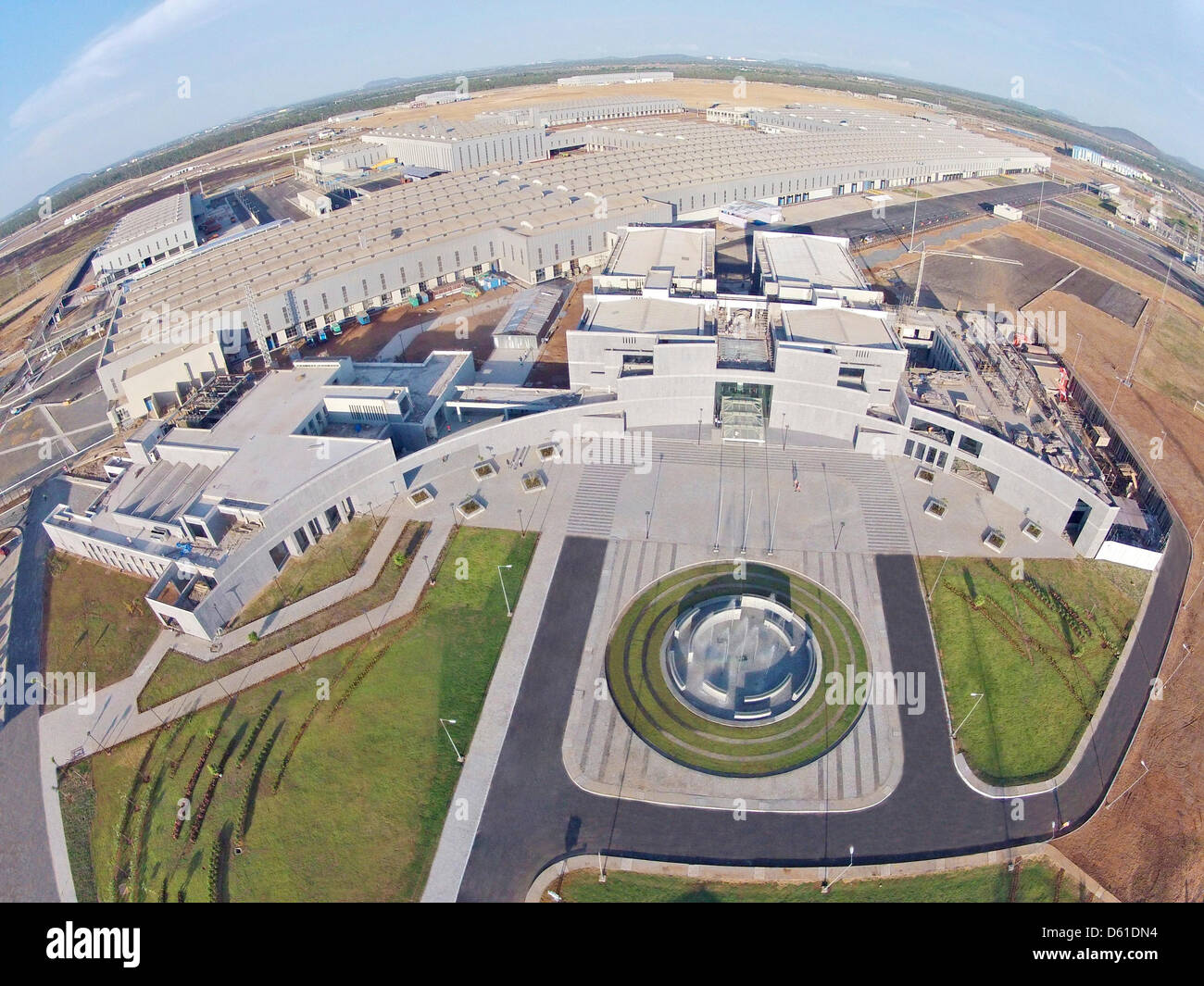HANDOUT - A undated handout picture shows the new plant of Daimler ...
