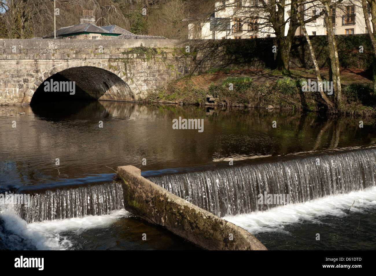 Bridge over the river Tavy in Tavistock,Dartmoor,Devon,South West ...