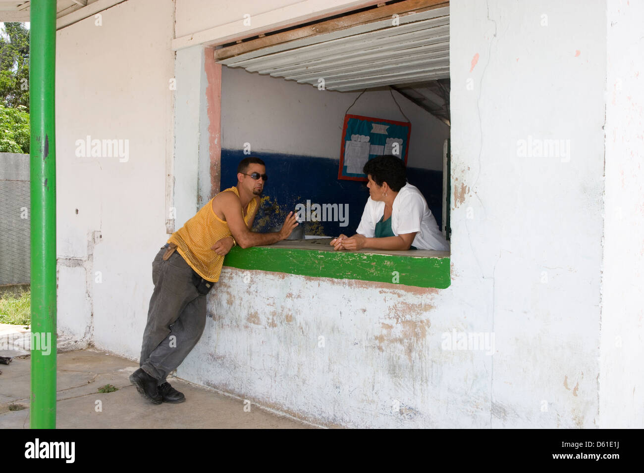 Cuba: local government shop Stock Photo - Alamy