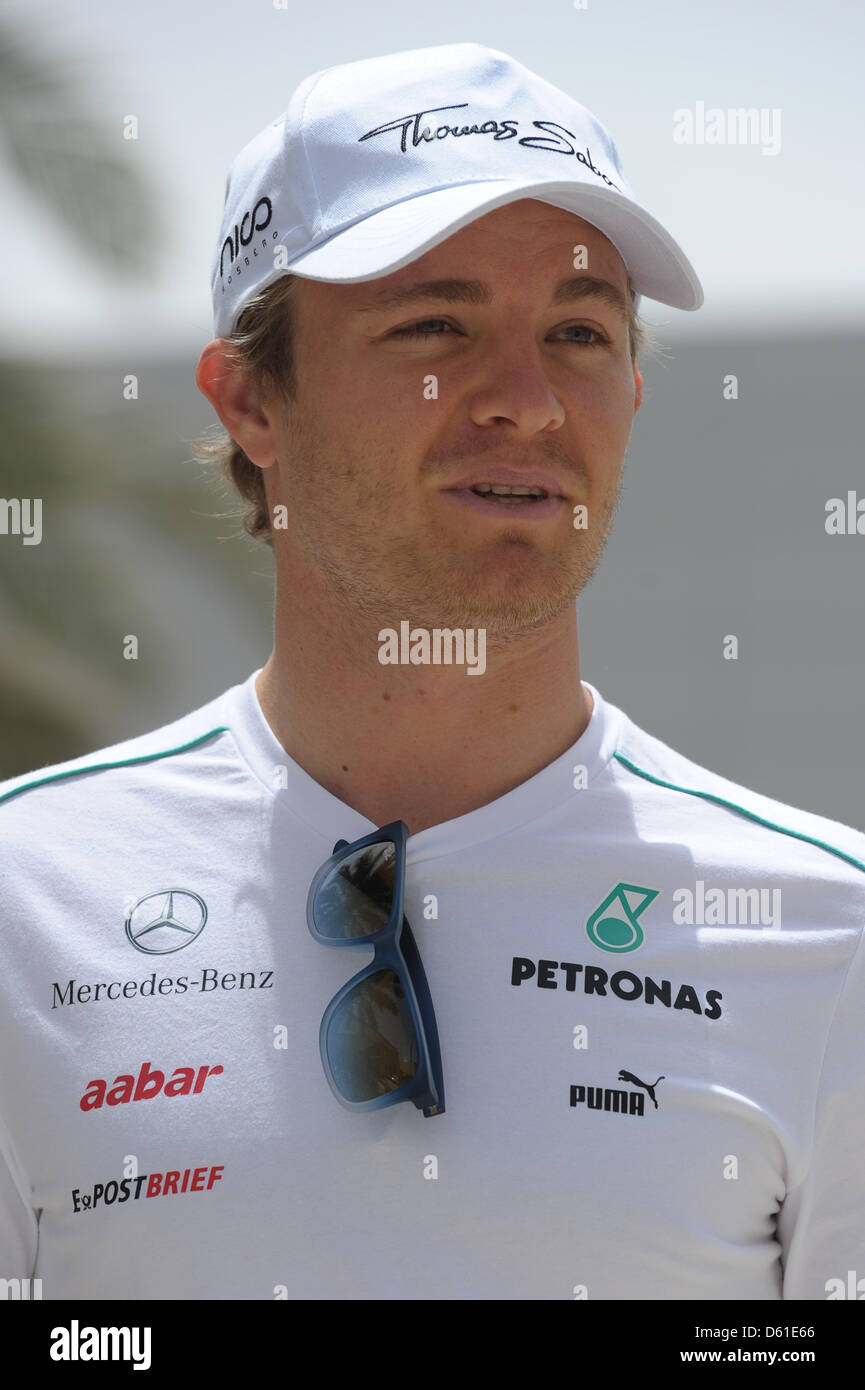 German Formula One driver Nico Rosberg of Mercedes AMG arrives at the ...