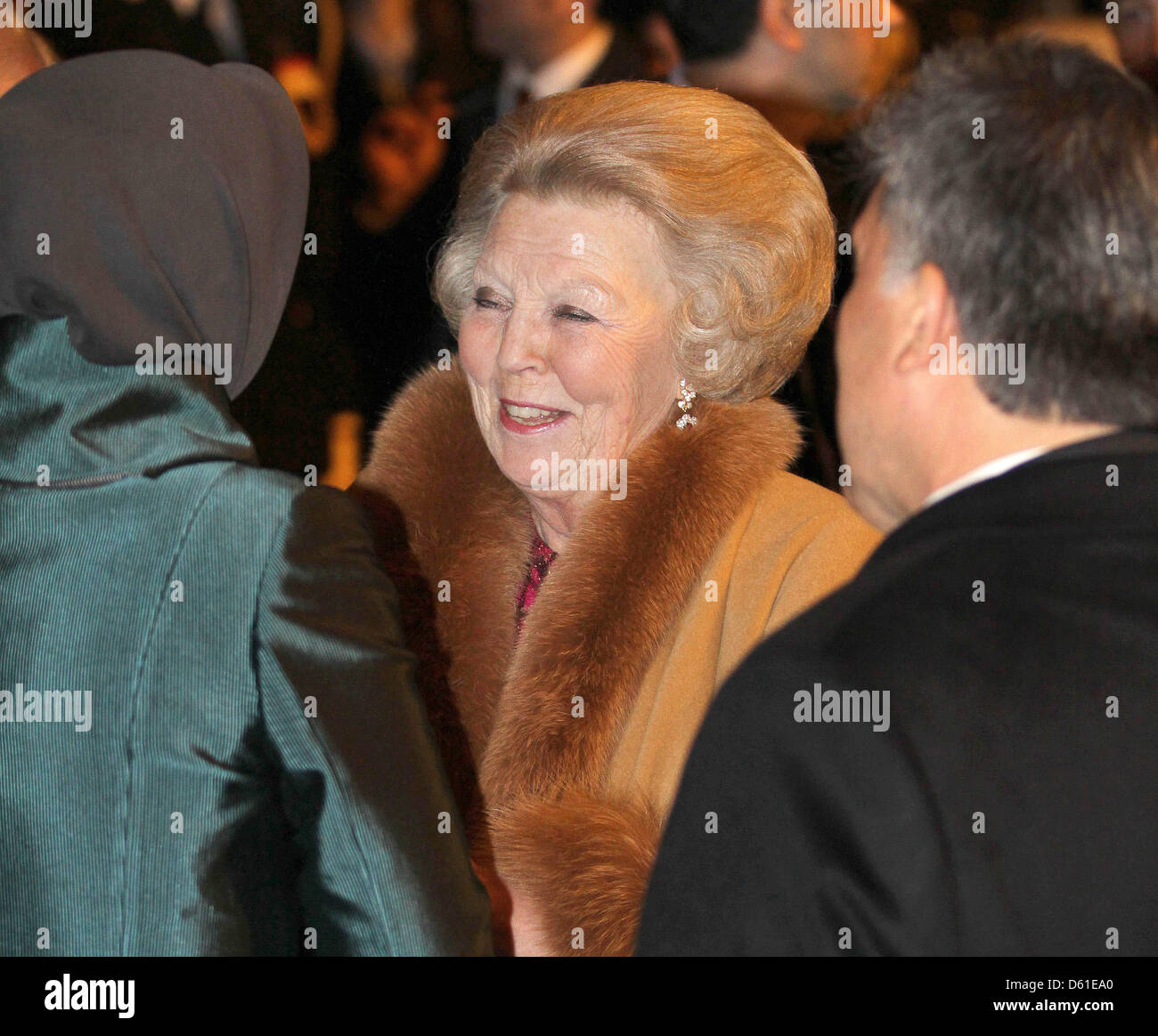 Turkish President Abdullah Gul and his Wife Hayrunissa Gul are welcomed ...